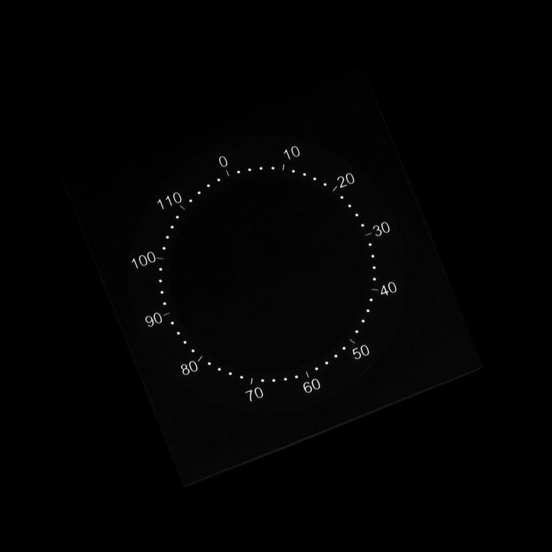White Text 120 Minute Timer Clockwise Countdown Time Label Stove Self ...