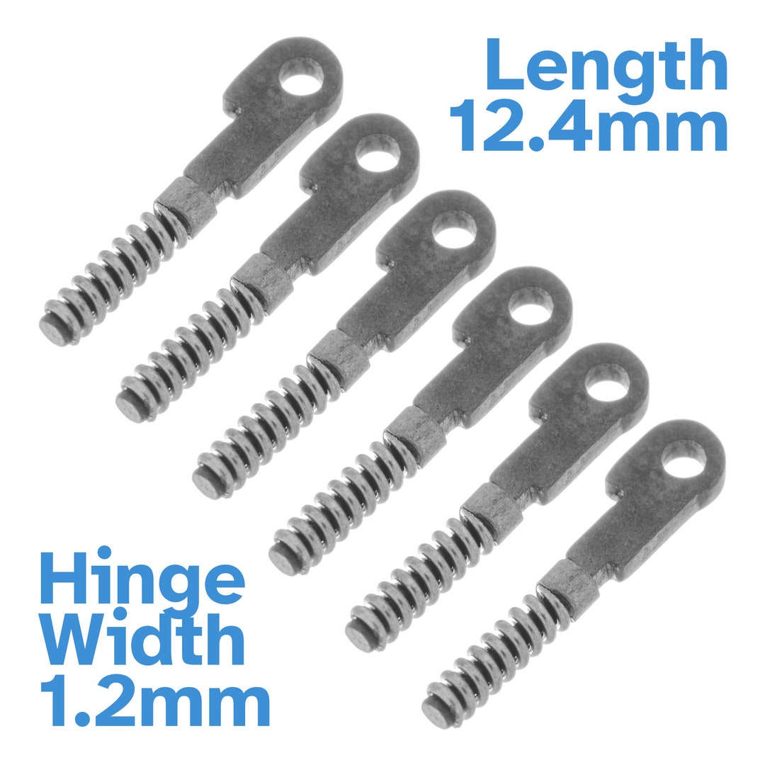 6pcs 12.4mm X 1.2mm Glasses Spring Hinge Insert Frame Joint - Etsy
