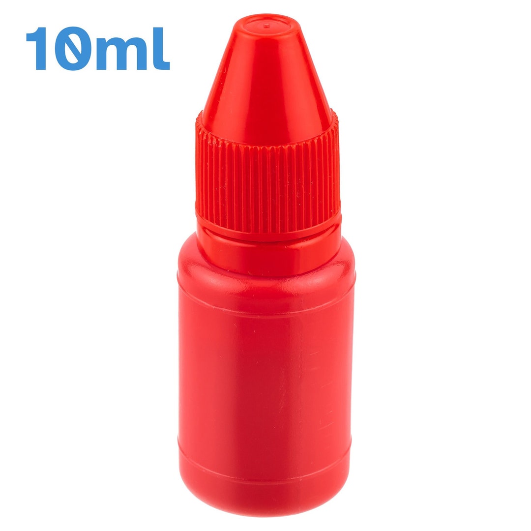 10ml Red Ink Refill Self Inking Stamp Pad Office Craft Paper Papercraft ...