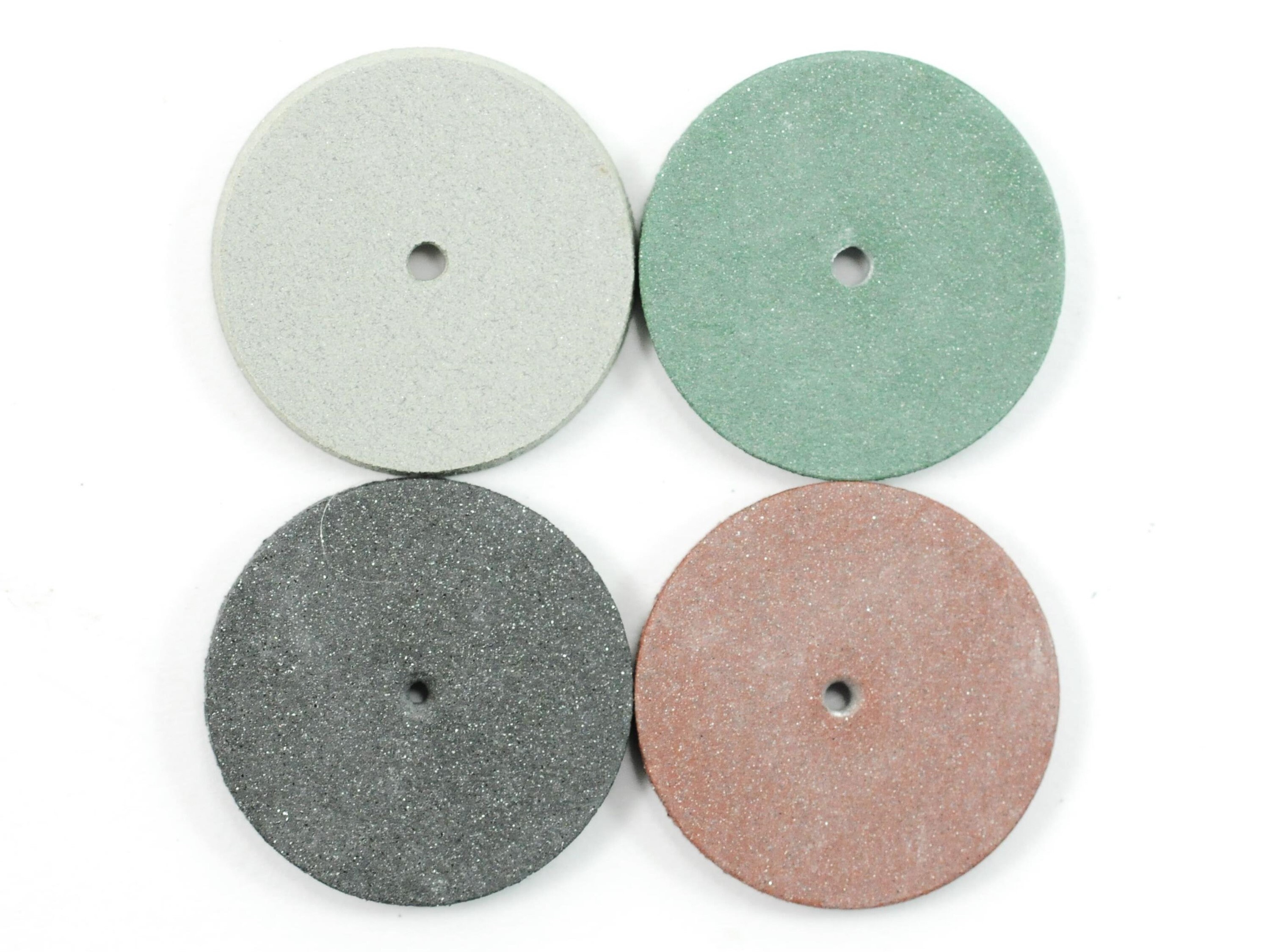 4pcs 22mm X 3mm Silicone Rubber Micro Abrasive Polishing Wheel Disk ...