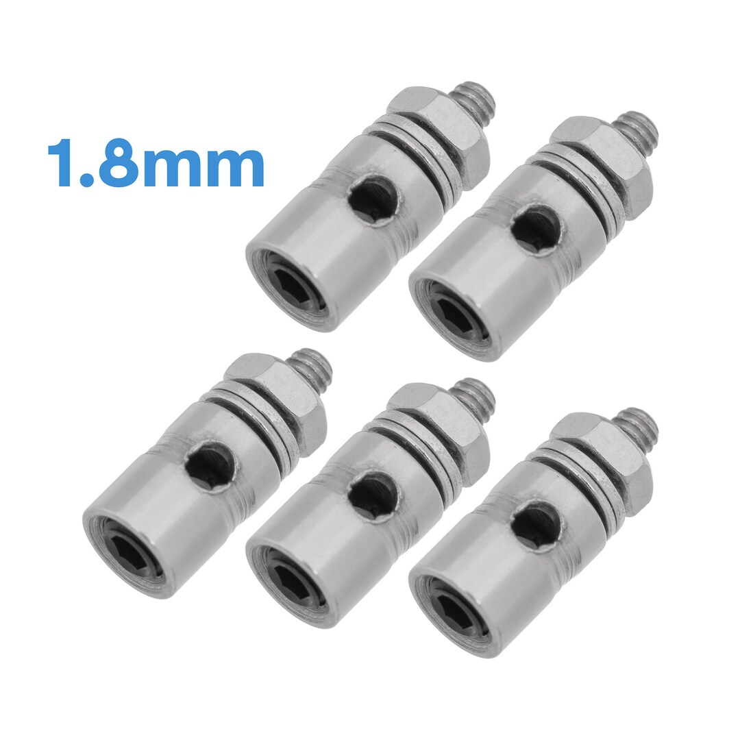 5pcs 1.8mm Pushrod Connector Stainless Steel Stopper Motor Shaft ...