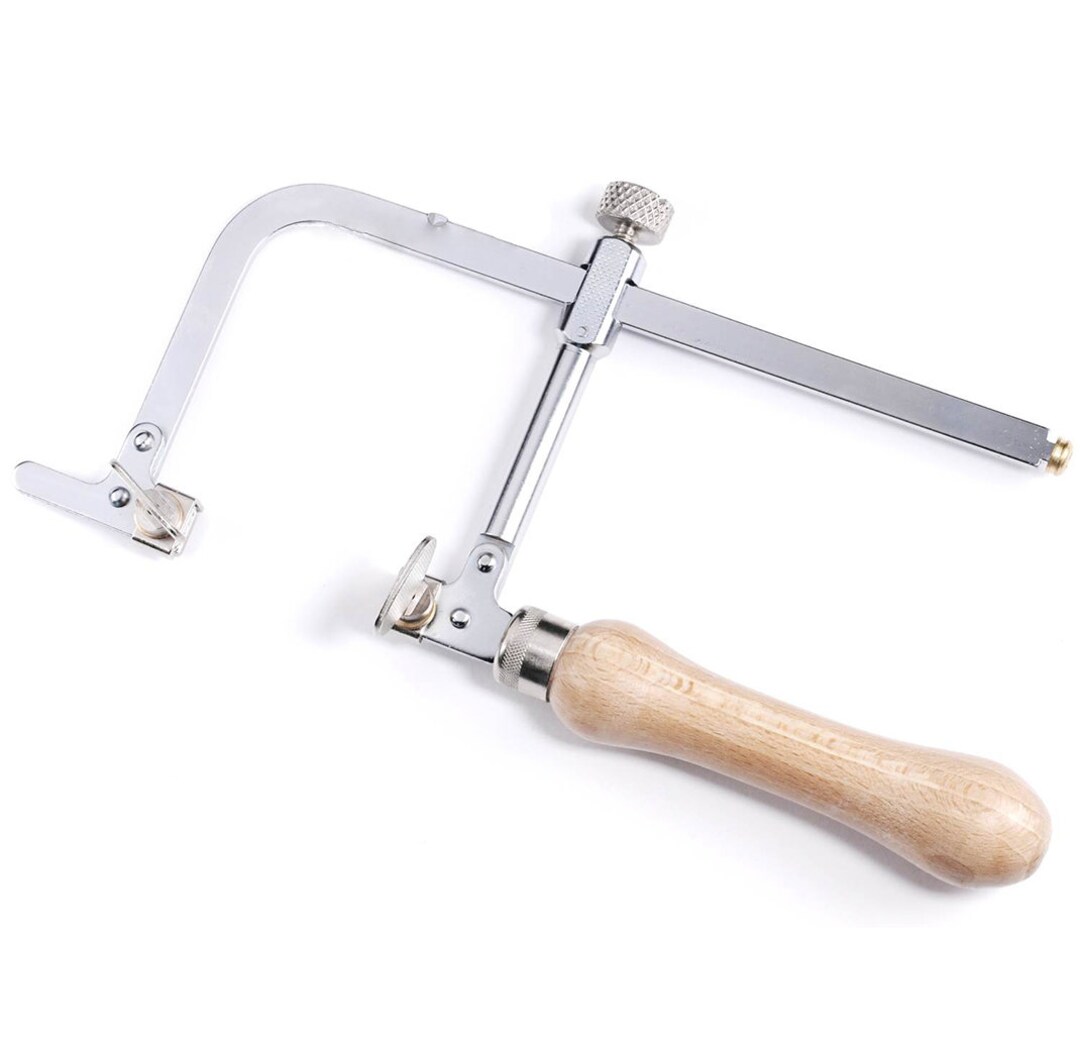 Stainless Steel Adjustable Saw Frame U Shaped Wooden Handle Piercing ...