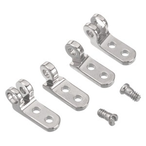 1 Set 6pcs 3mm Glasses Barrel Hinge Stainless Steel Assembly Frame ...