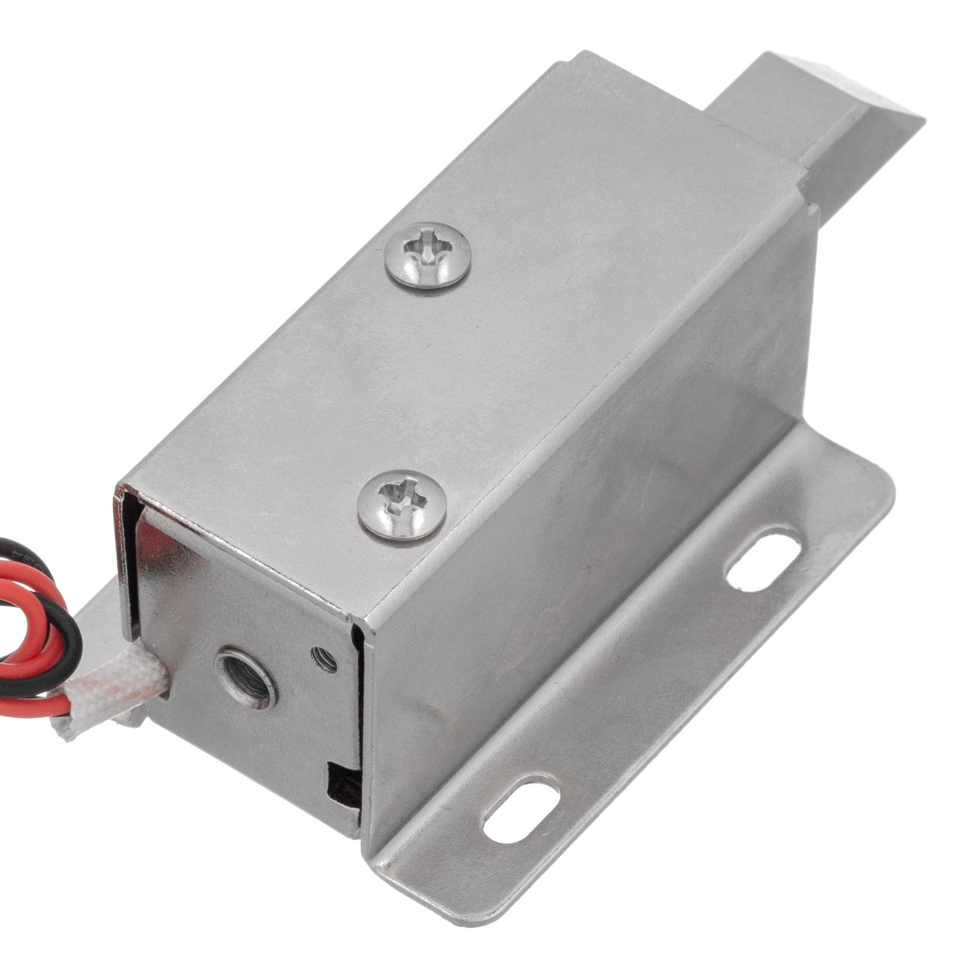 Up Electric Lock 12V Solenoid Normally Closed Long Latch + Strike Plate ...