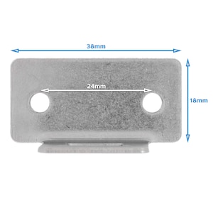 Up Electric Lock 12V 0.6A Solenoid Normally Closed Latch + Strike Plate ...