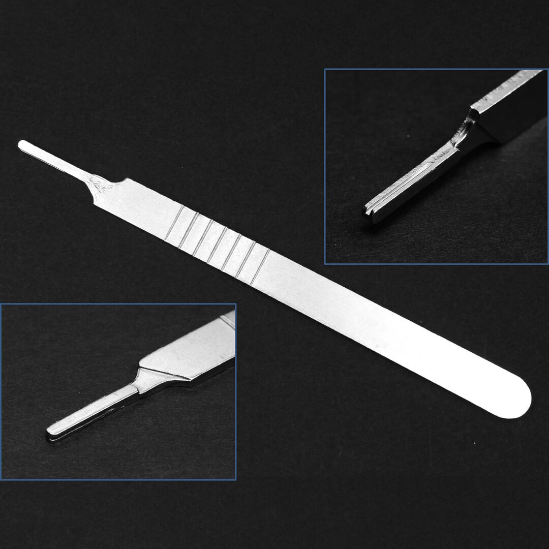 No. 3 Stainless Steel Scalpel Handle 126mm X 10mm for Sterile Surgical ...