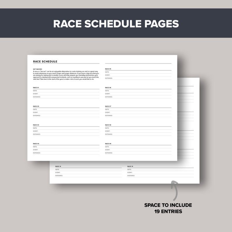 365 Running Journal, Undated Training Planner and Tracker, 52 Week ...