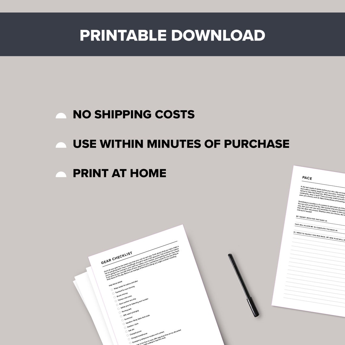 Half Marathon Bundle - Half Marathon Logbook, 16 Week Marathon Training ...