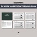24 Week Beginner Marathon Training Plan, First Marathon Running ...