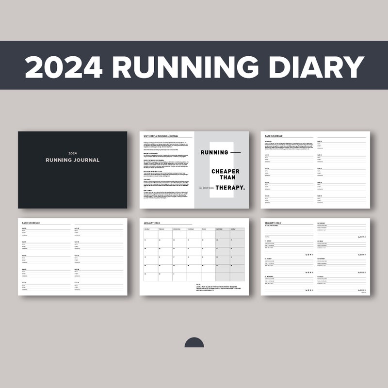 Running Log - Etsy
