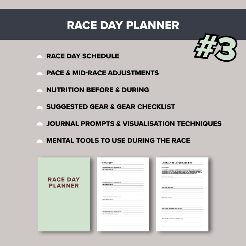 Half Marathon Bundle - Half Marathon Logbook, 16 Week Marathon Training ...