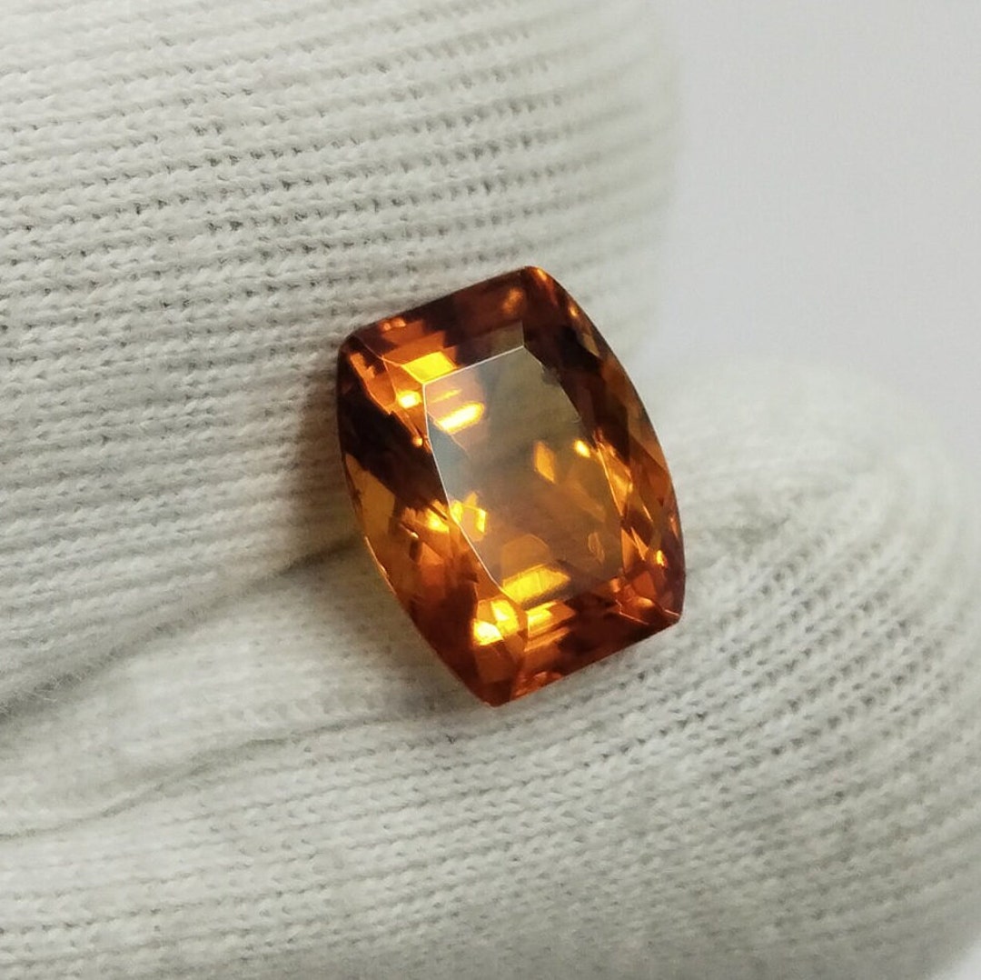 11.20mm X 8.85mm X 6.89mm Natural AAA Quality Citrine Barrel Shape ...