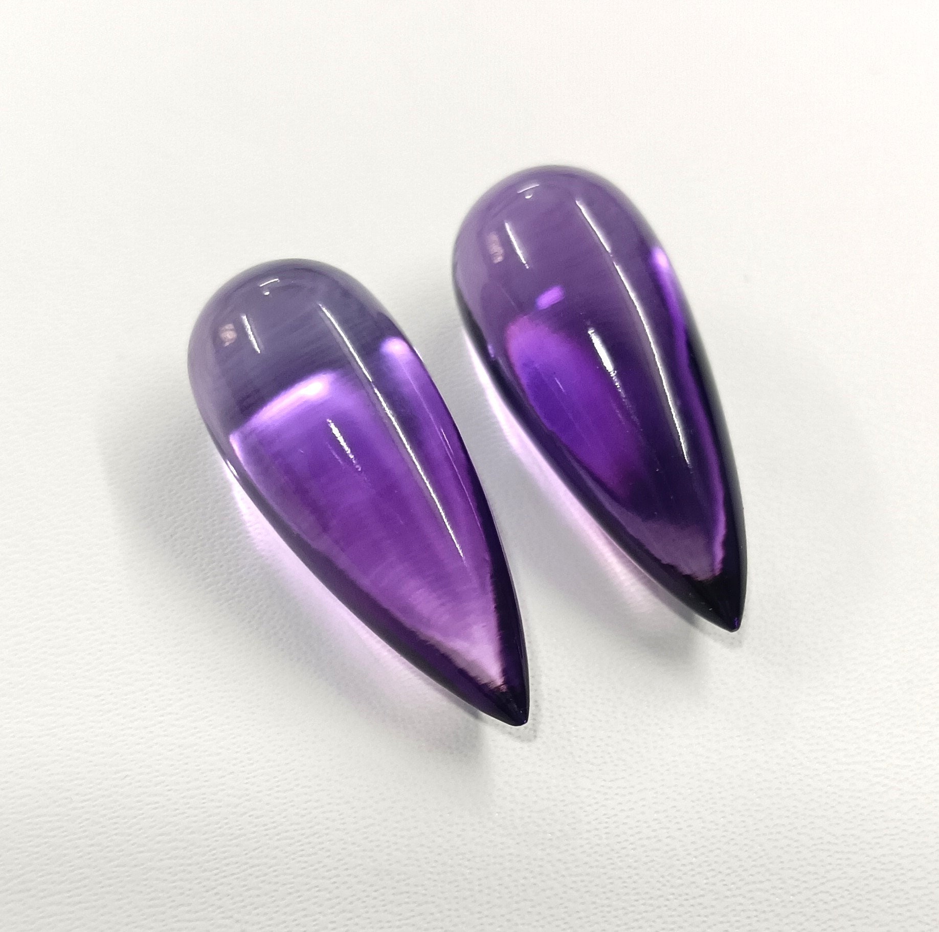 27mm X 11mm Natural AAA Quality Amethyst Pear Drop Gemstone - Etsy Finland