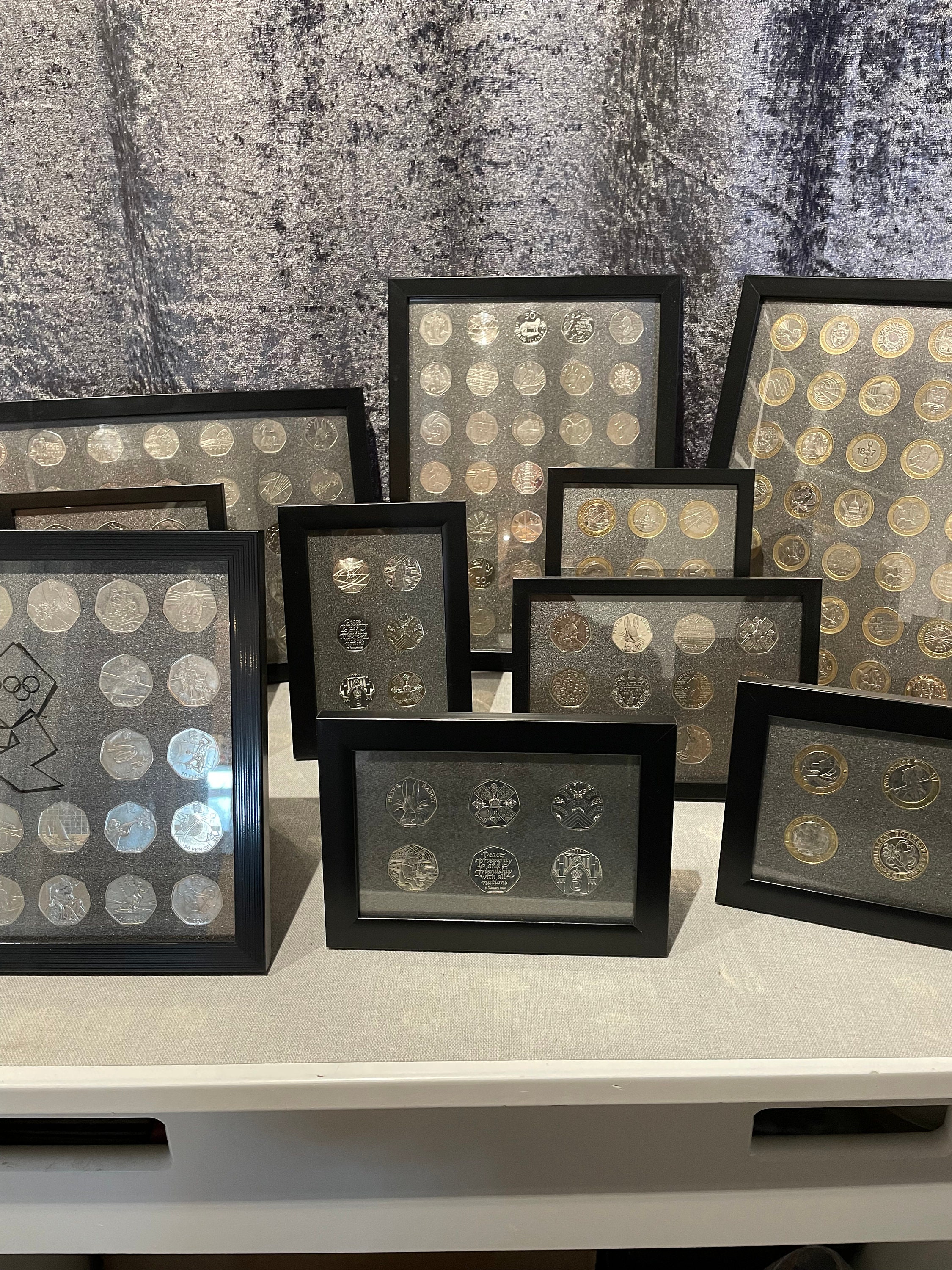 50p Coin Display Frame for Beatrix Potter Collection for Your Full Set ...
