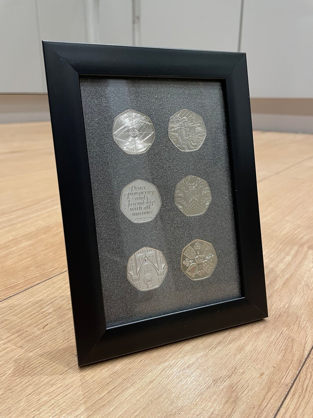 50p Display Frame Case for Your Rare Collectible Coins for Coin ...