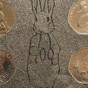 50p Coin Display Frame for Beatrix Potter Collection for Your Full Set ...