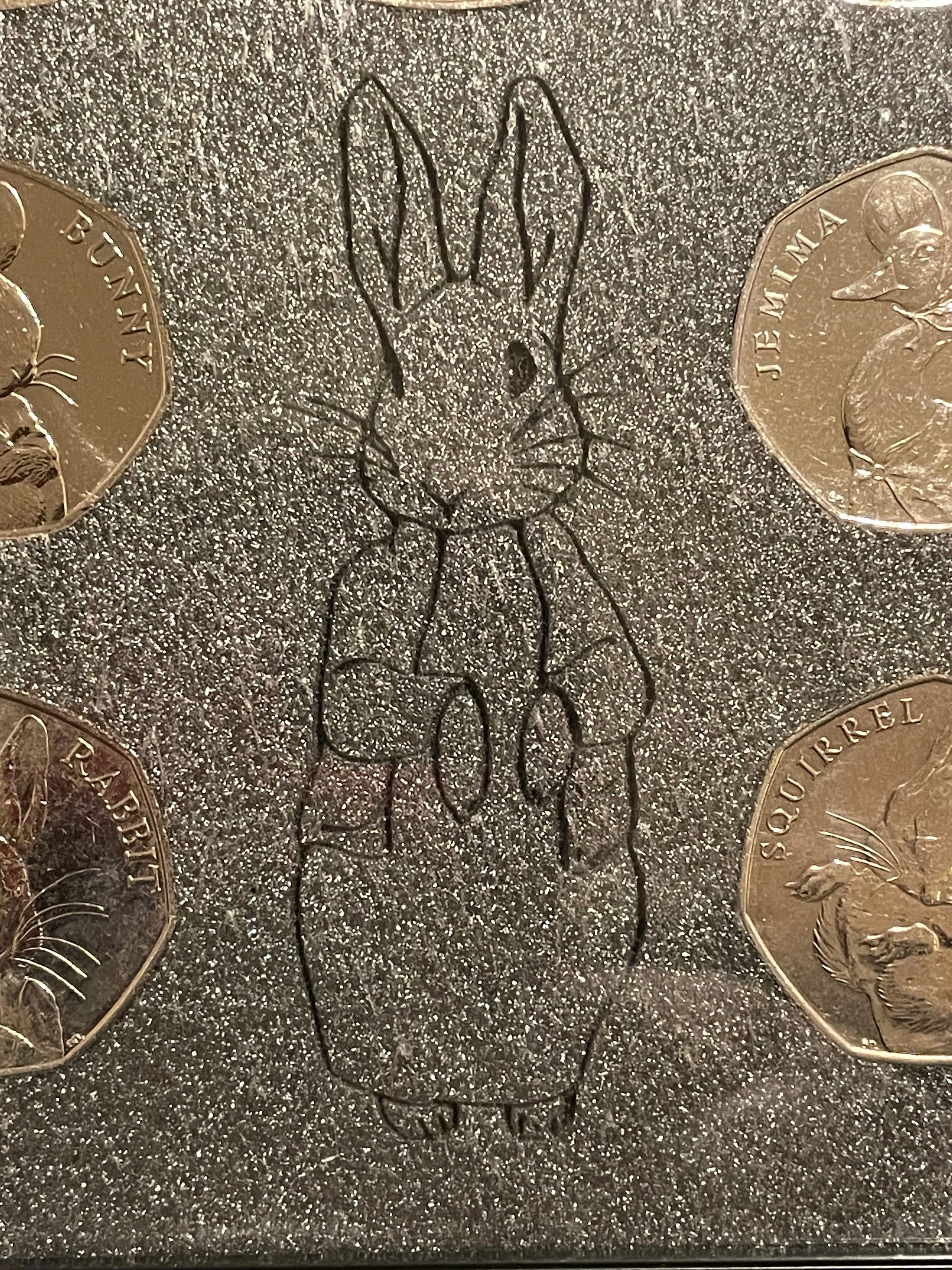 50p Coin Display Frame for Beatrix Potter Collection for Your Full Set ...