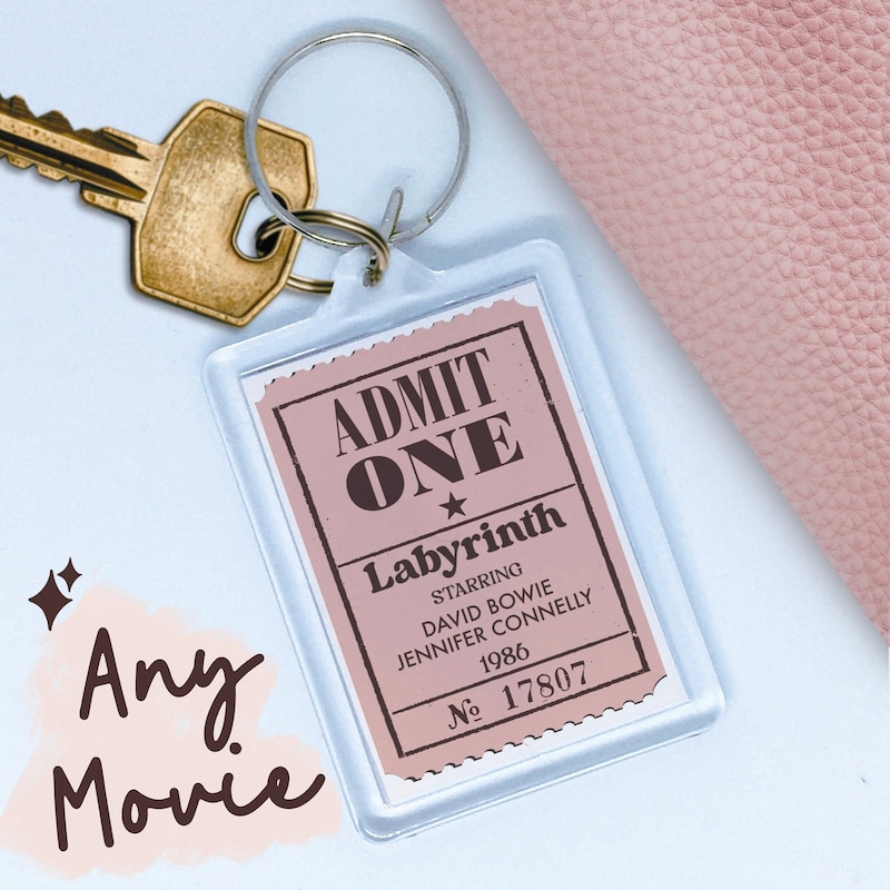Movie Film Keychain - Etsy