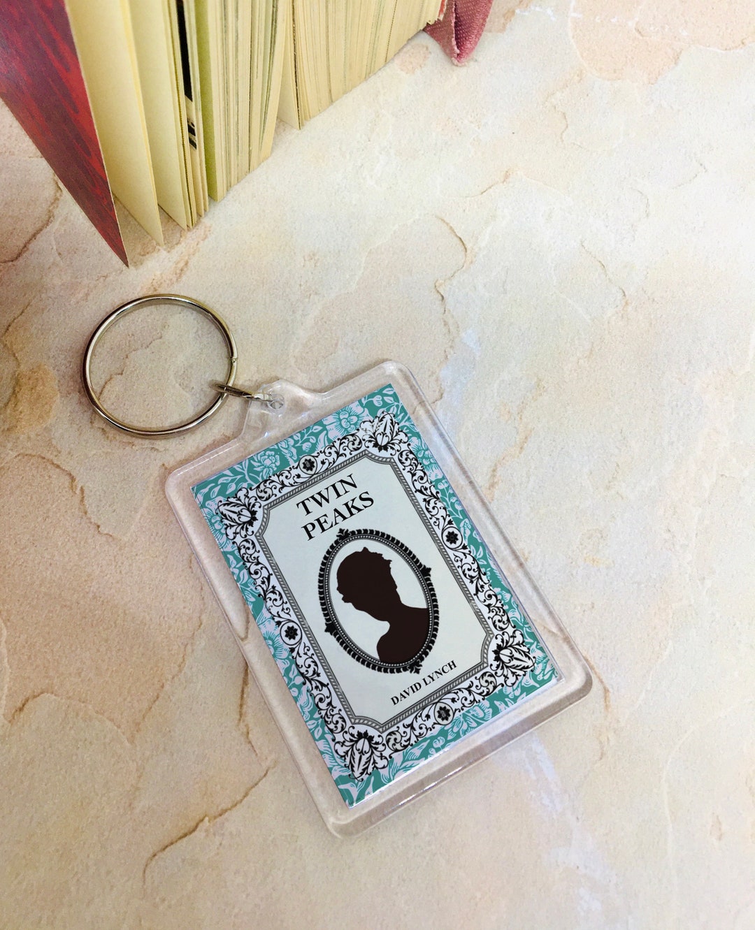 Twin Peaks Book Movie Keychain 1990s Movies 90s Gift Laura Palmer Diary ...