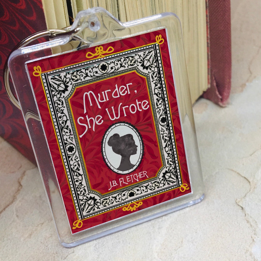 Murder She Wrote Keychain, 80s TV Show Memorabilia, Jessica Fletcher ...