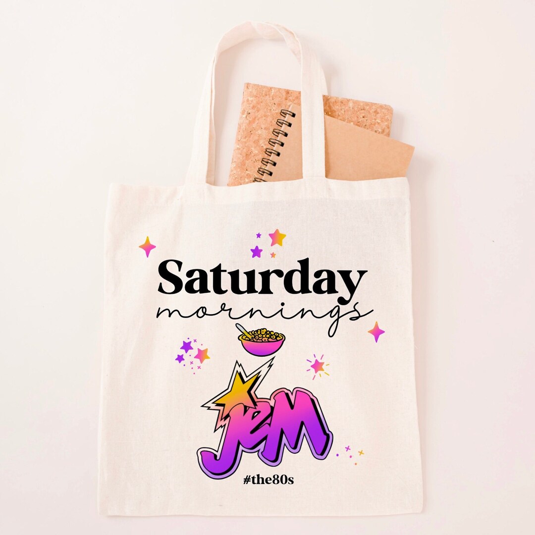 Jem and the Holograms Tote Bag: 80s Cartoon Shopper - Etsy