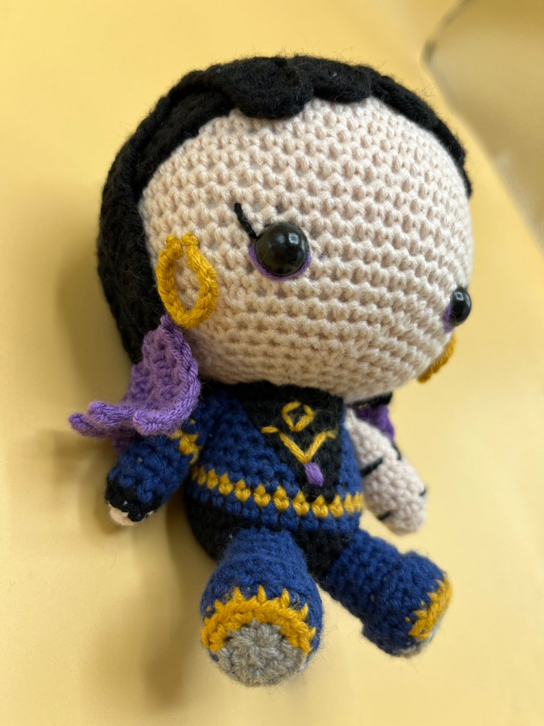 Valorant Reyna, Valorant Reyna Amigurumi Doll, Valorant Reyna Crochet ...