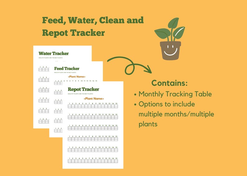 Indoor Plants Care Planner A4 Printable, Digital Plant Care Journal ...