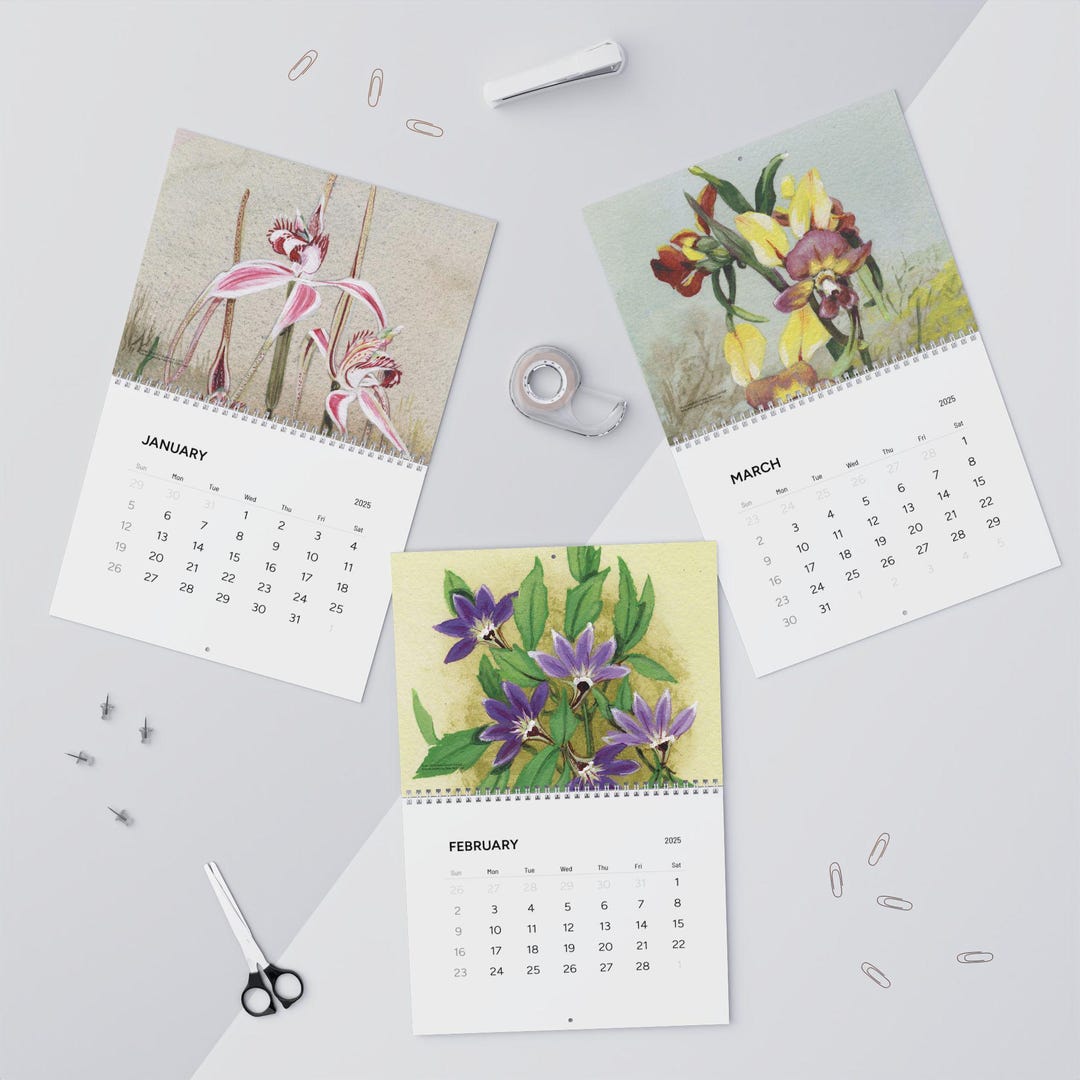Original Australian Art Calendar 2025 - Etsy