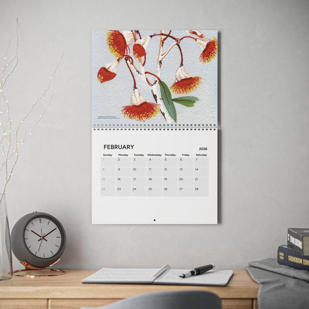 Australian Native Floral Calendar 2026, Original Botanical Artwork ...