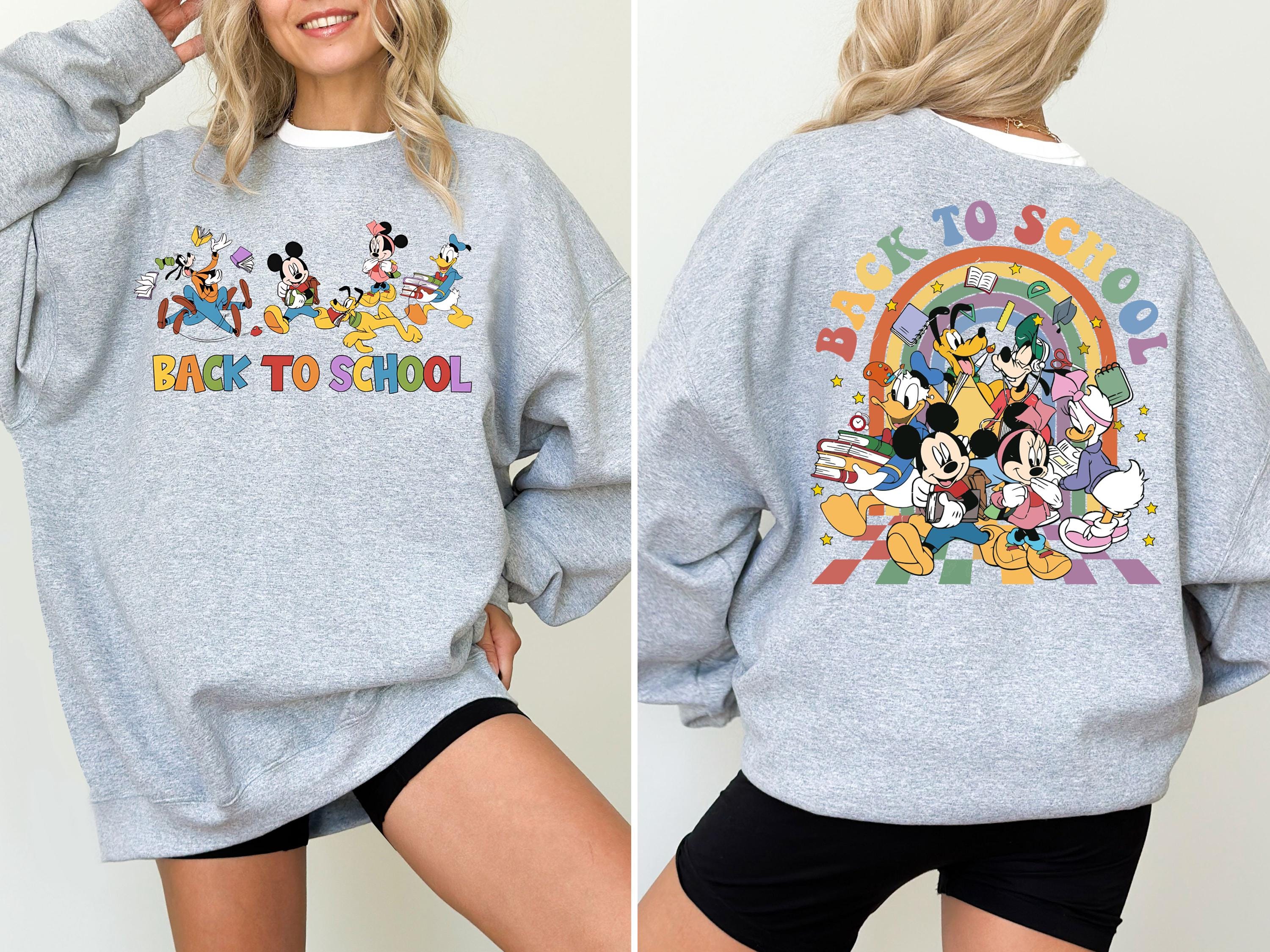 Disney Back to School Shirt, Mickey & Friends School Sweatshirt, Disney ...