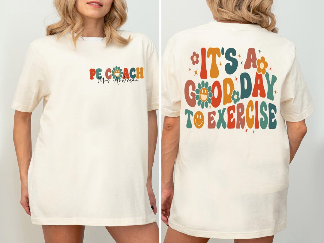 Personalized Physical Education Teacher Shirt, in My PE Teacher Era T ...