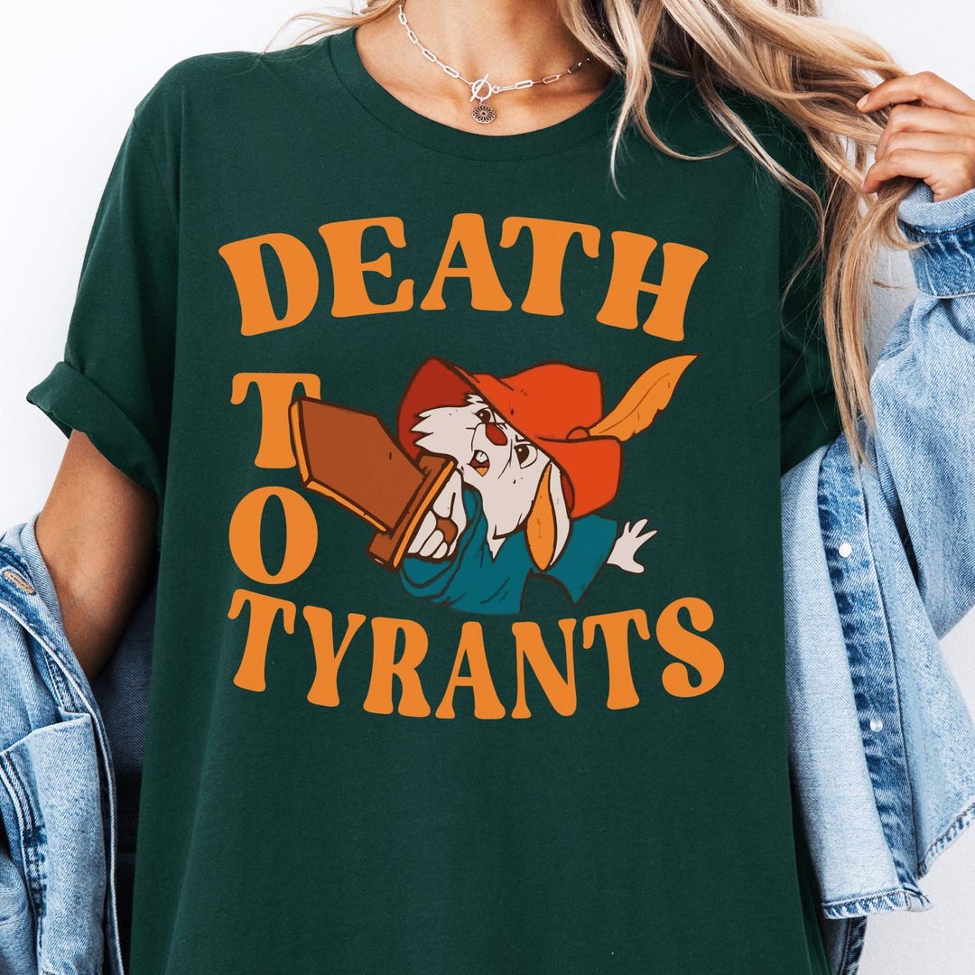 Retro Disney Skippy Rabbit Death to Tyrants Shirt, Robin Hood Matching ...