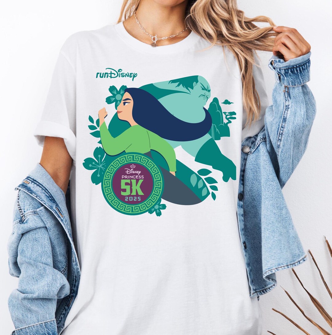 Princess Mulan Running Shirt, Disney Princess Half Marathon Tee ...