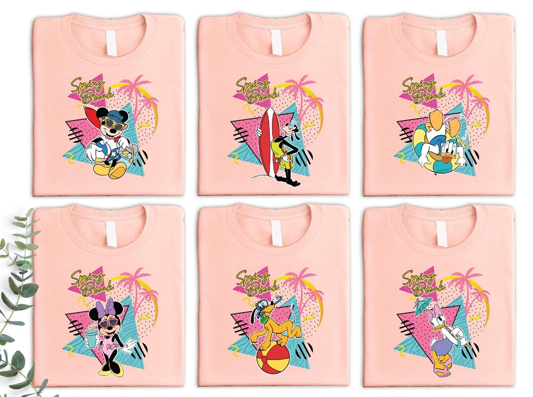 Mickey and Friends Spring Break Matching Shirt, Disney Spring Break ...