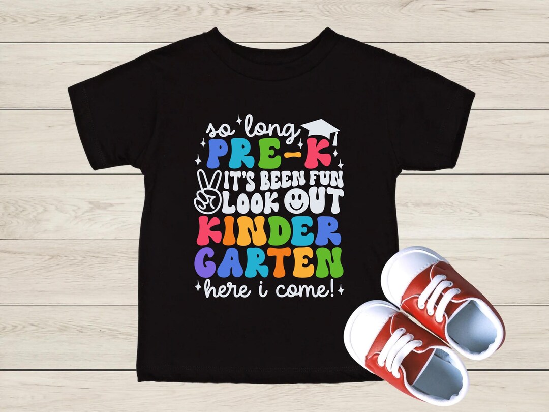Pre K Graduation Shirt, Kindergarten Shirt, Preschool Graduation Shirt ...