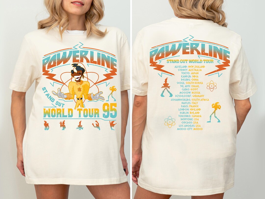 Vintage Goofy Movie Shirt, Disney Stand Out World Tour Shirt, Max Goofy ...