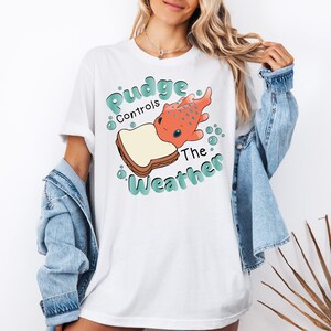 Disney Lilo and Stitch Pudge Controls the Weather Shirt, Disney Fish ...