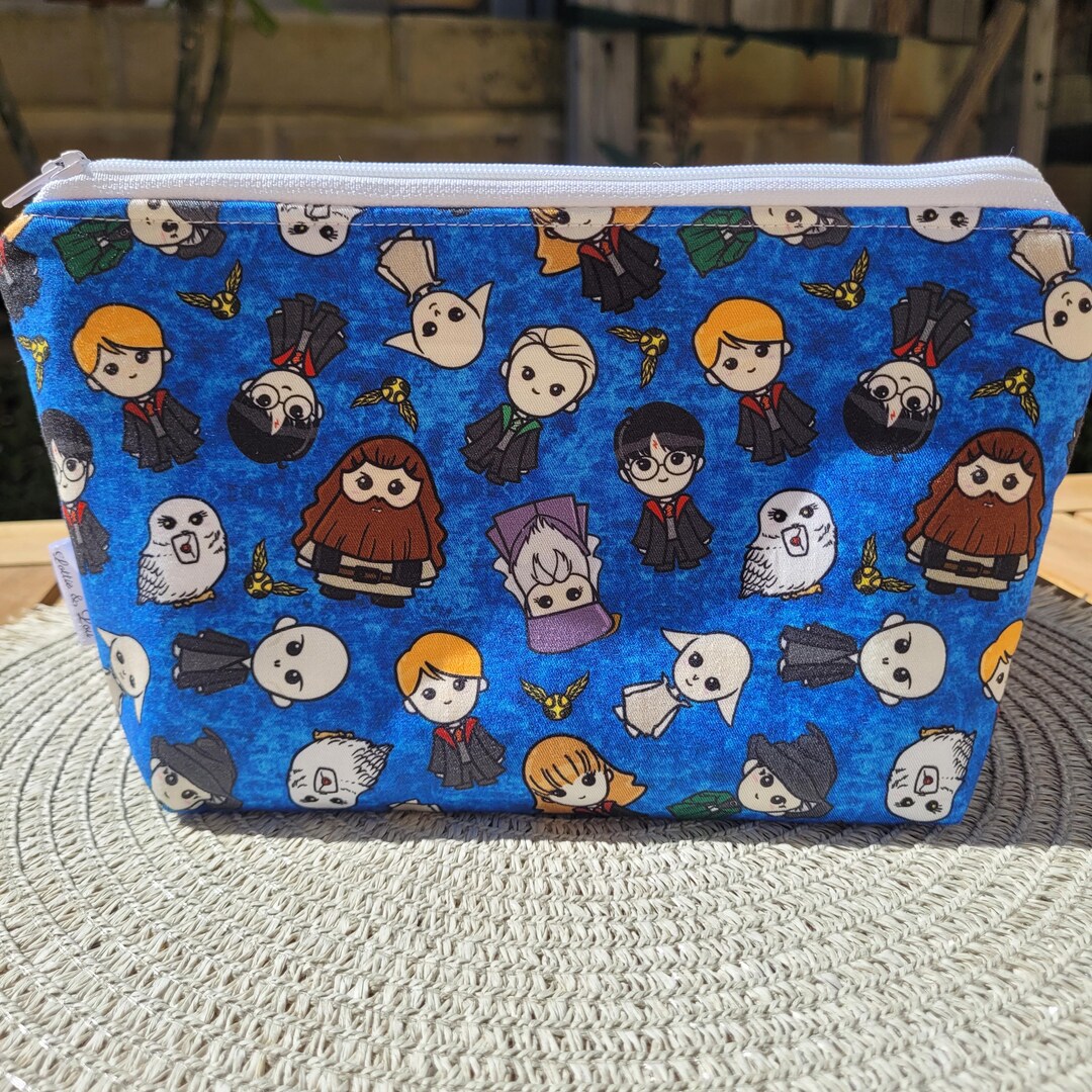 Zipper Pouch Bag in Harry Character Wizard Fabric - Etsy