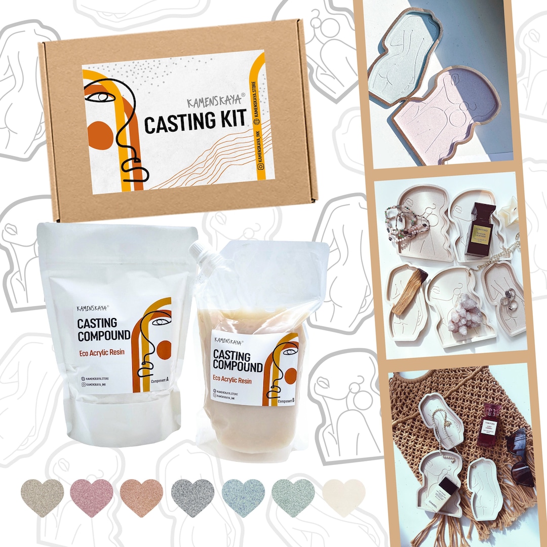 CASTING KIT girls Love. Art Kit for Adults. Kit for Beginners With ...