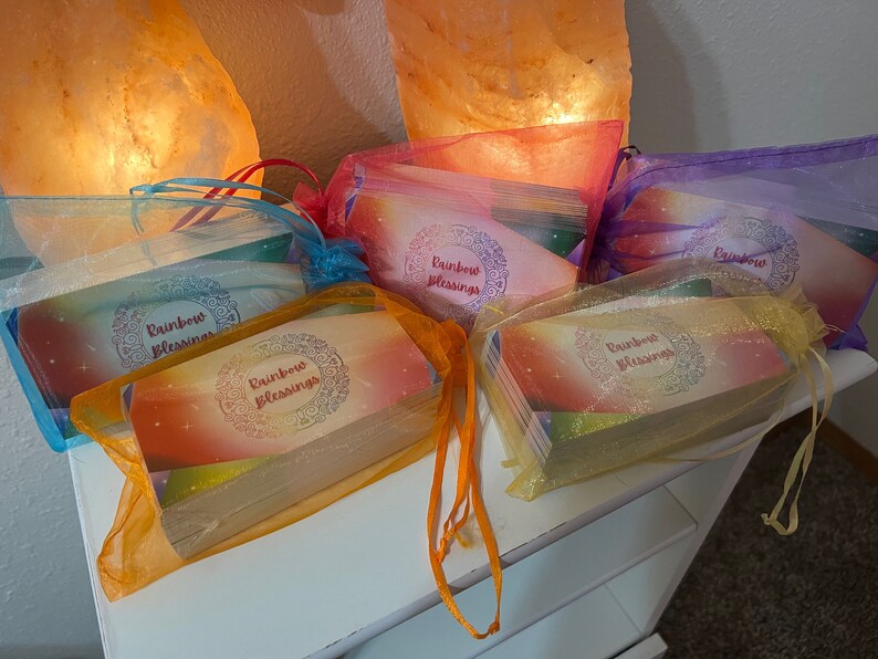 Rainbow Blessings Oracle Deck - Etsy