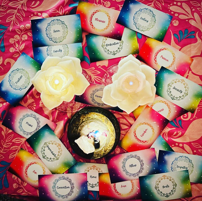 Rainbow Blessings Oracle Deck - Etsy