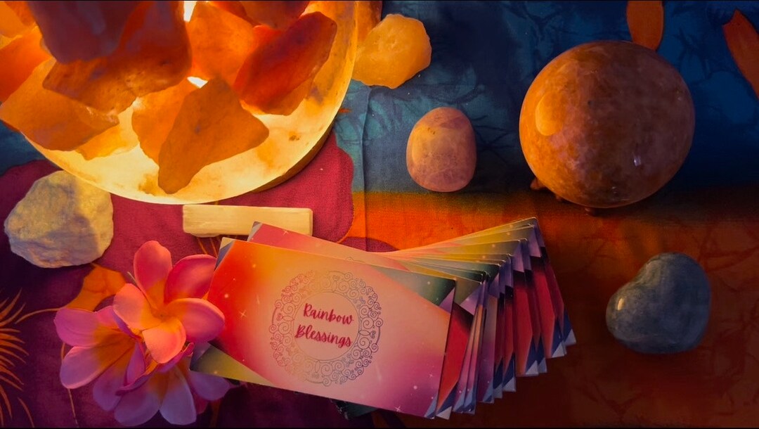 Rainbow Blessings Oracle Deck - Etsy