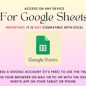 Monthly Budget Planner Google Sheets | Easy Budget Spreadsheet ...