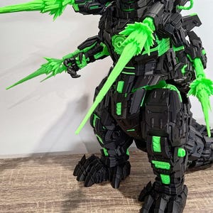 Mecha Godzilla Articulated - 3D Print - Etsy