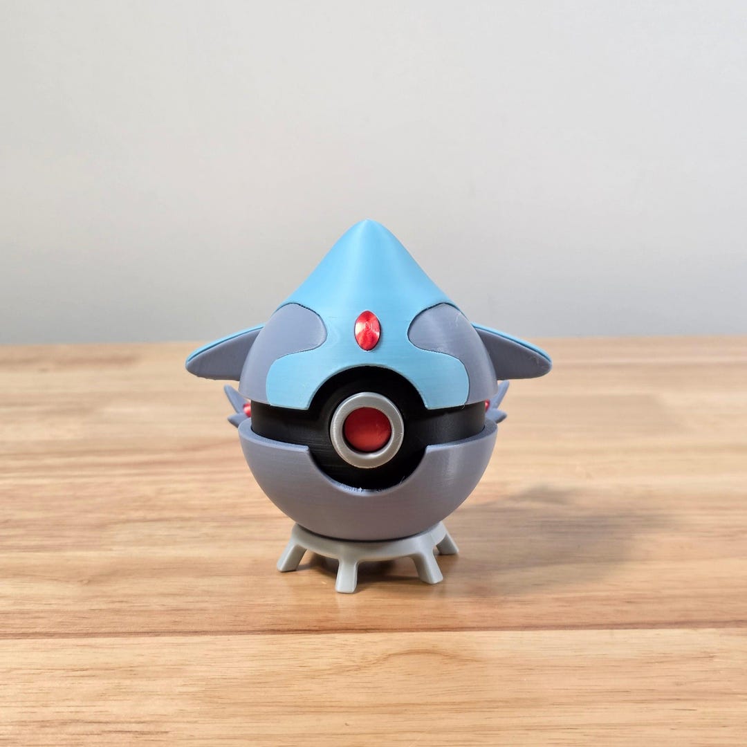 Azelf Poke Ball | 3D Printed Display Ball - Etsy