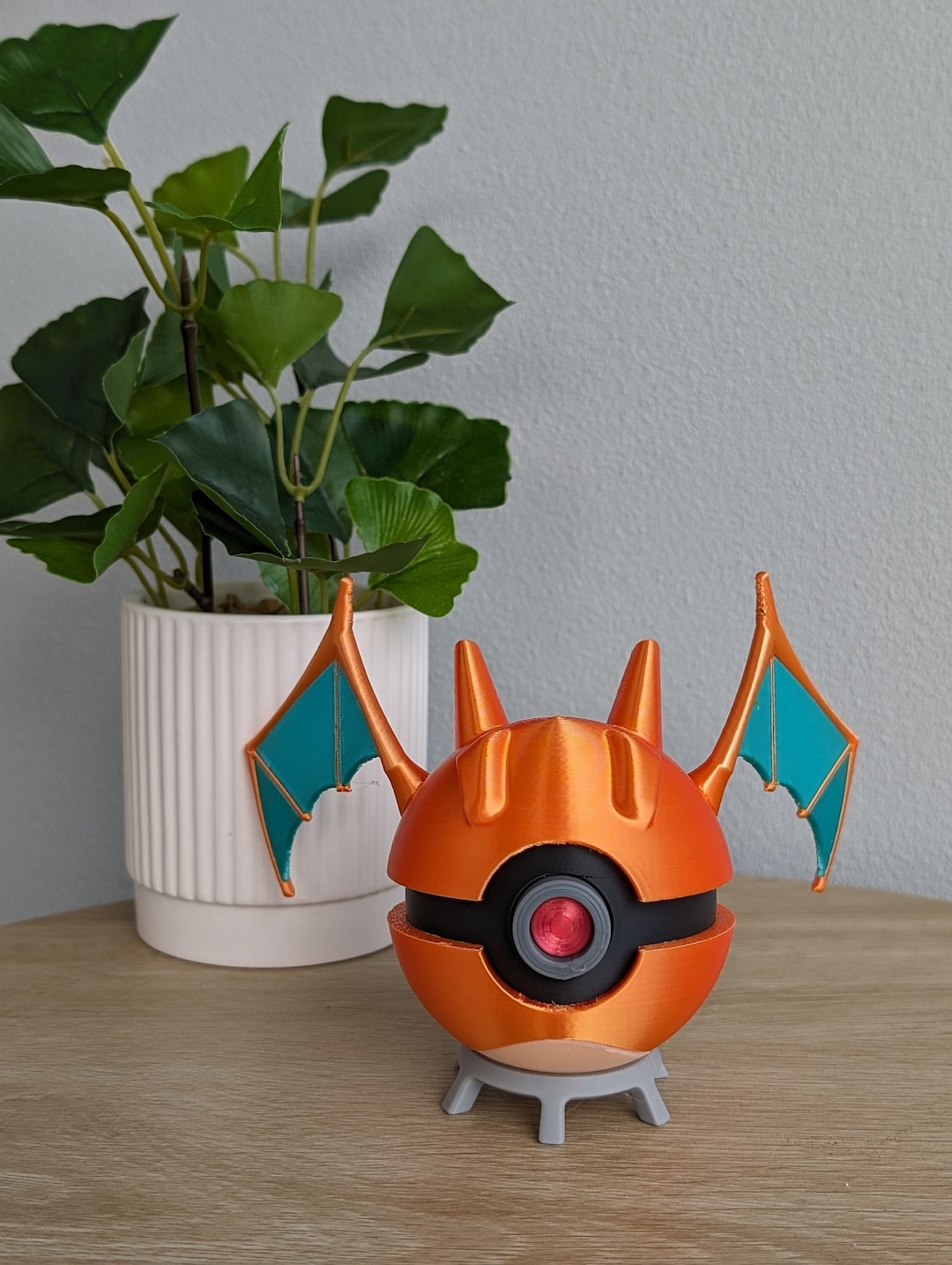 Charizard Themed Pokeball Pokémon Inspired 3D Printed Model - Etsy