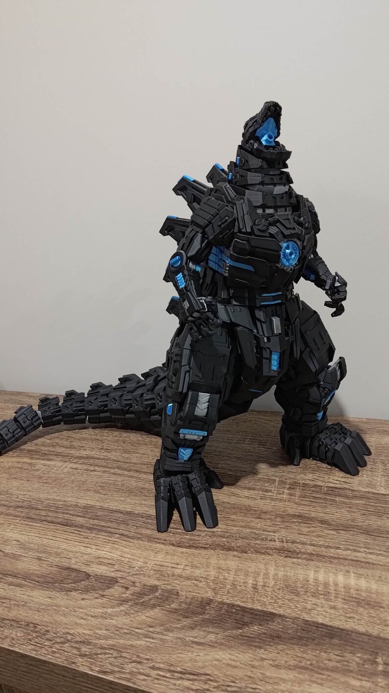 Mecha Godzilla Articulated 3D Print - Etsy