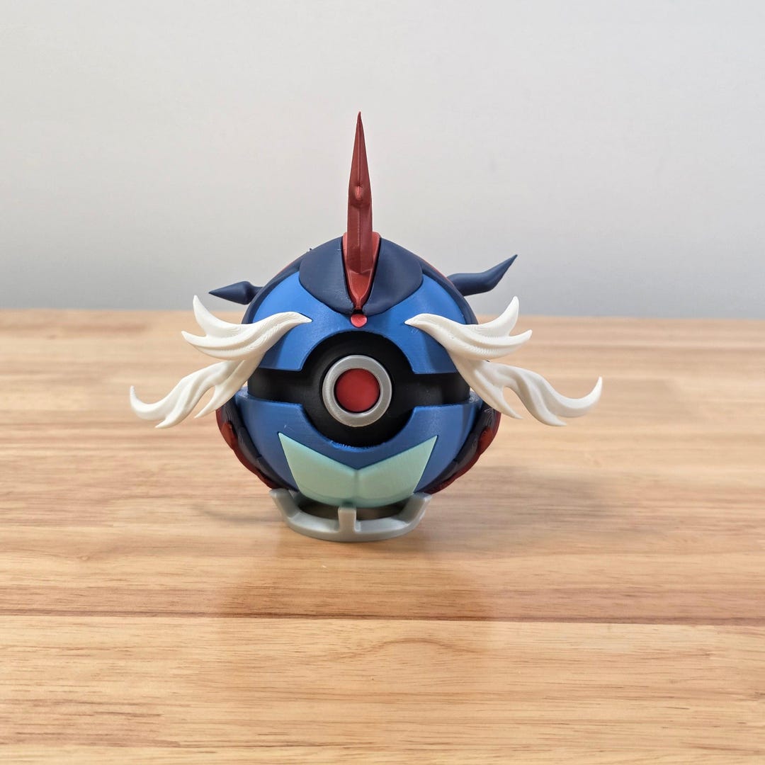 Samurott Hisuian Poke Ball | 3D Printed Display Ball - Etsy