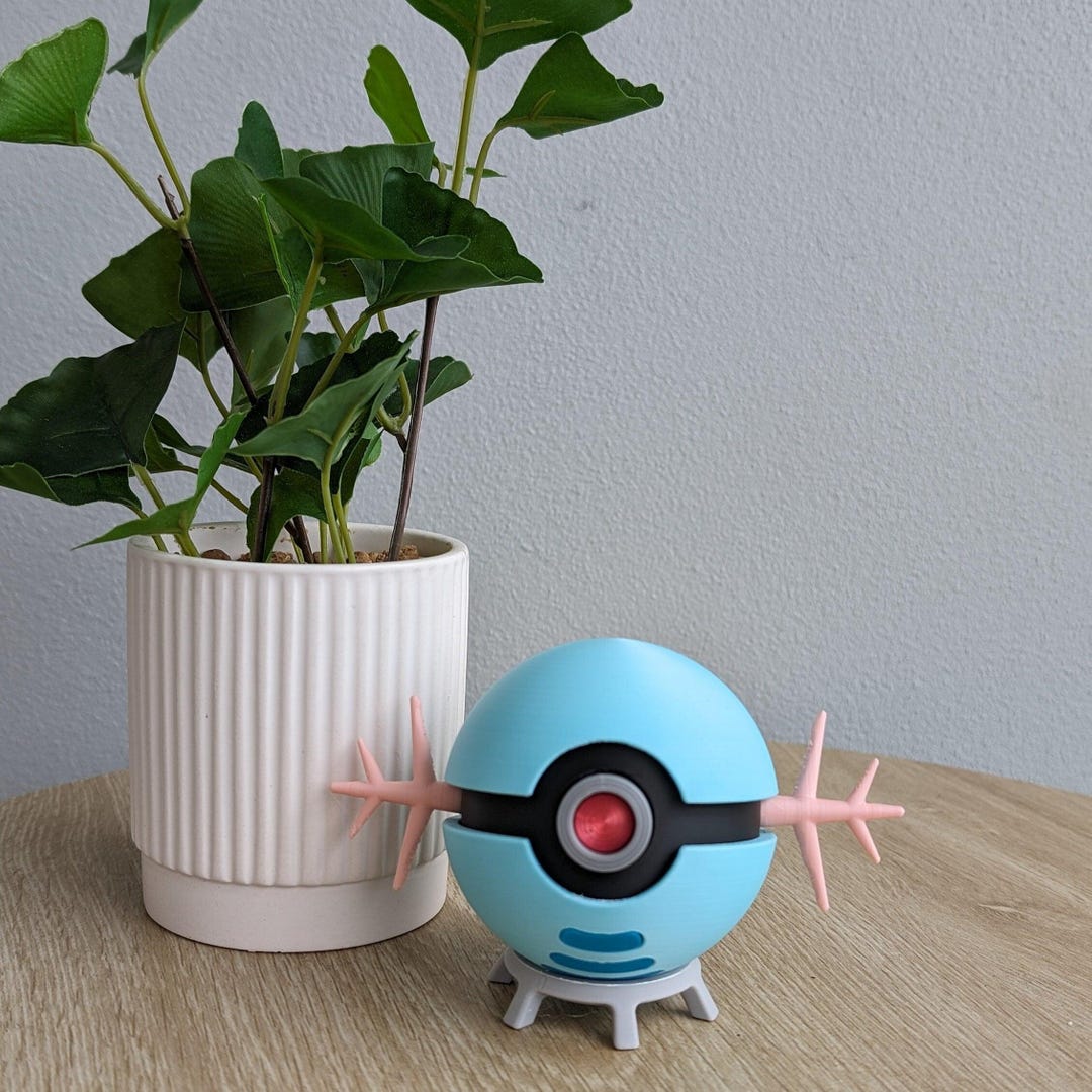 Wooper Poke Ball | 3D Printed Display Ball - Etsy UK
