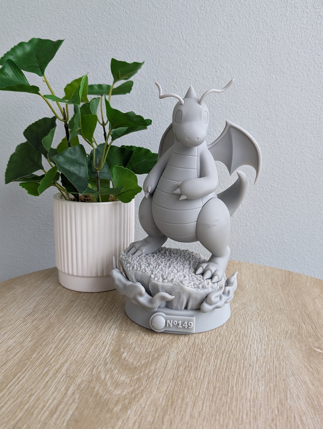 Dragonite Resin Printed Statue Pokémon Inspired Collectible - Etsy